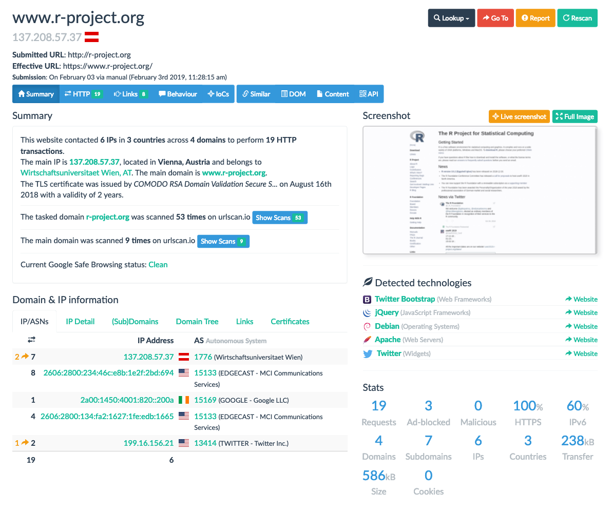 R Package Update: urlscan - rud.is